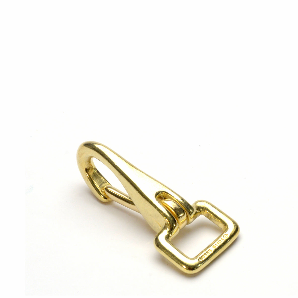 Solid Brass Halter Clip | identityleathercraft