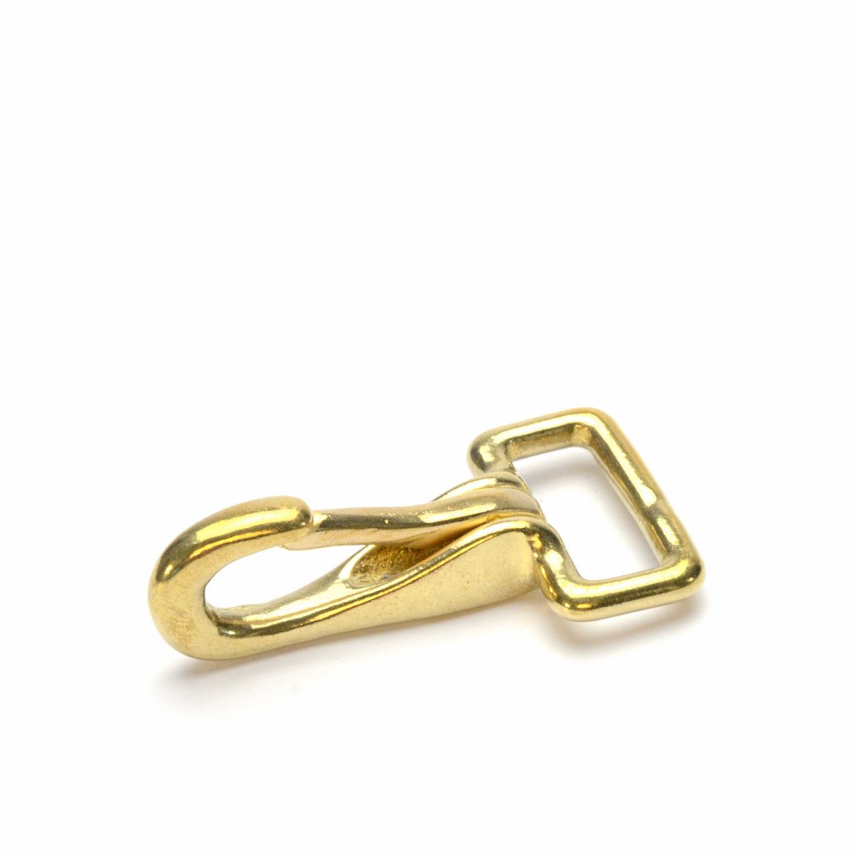 Solid Brass Halter Clip | identityleathercraft