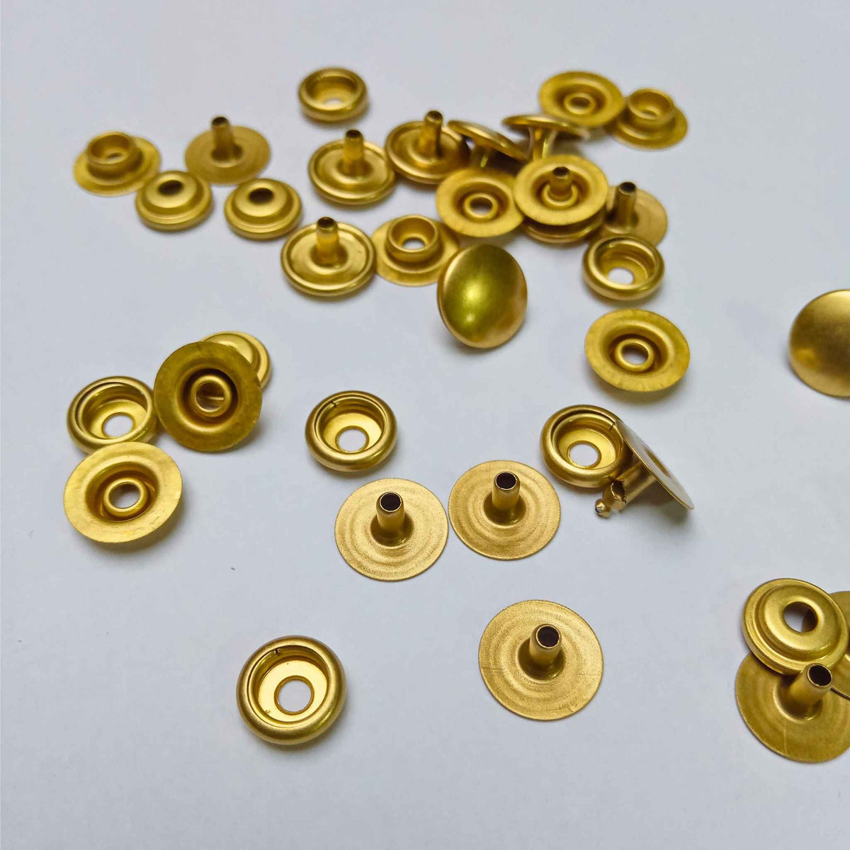 Solid Brass Snaps (Press Studs) | identityleathercraft