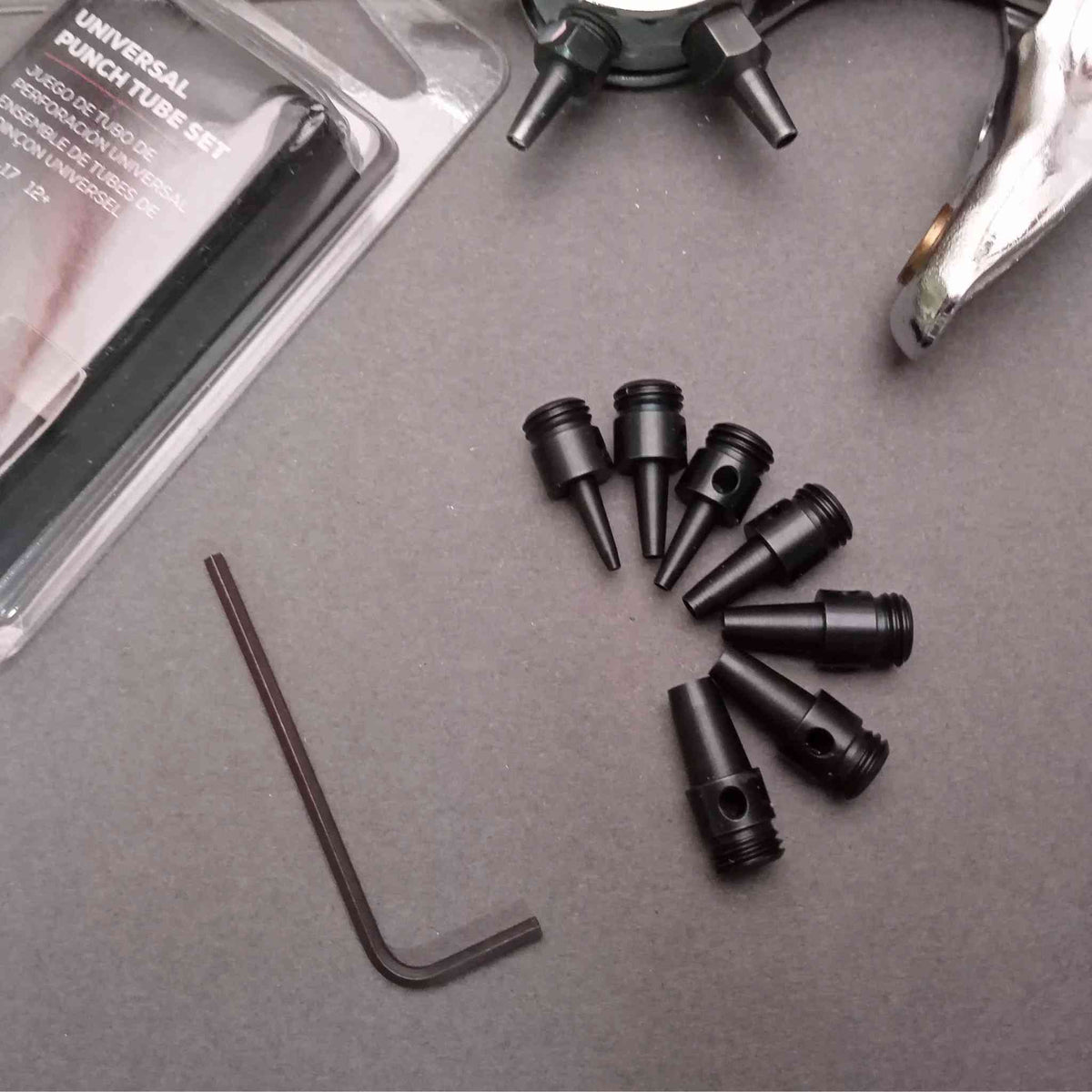 Steel Replaceable Punch Tubes Set | identityleathercraft
