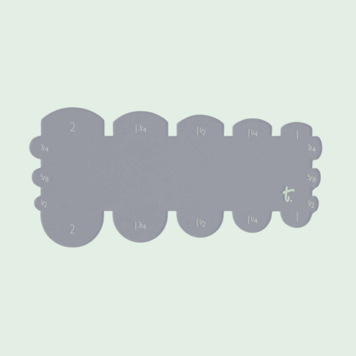 Rounded Belt or Strap End Template | identityleathercraft