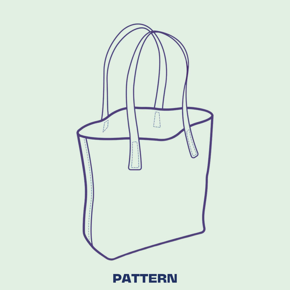 Tote Bag Paper Pattern | identityleathercraft