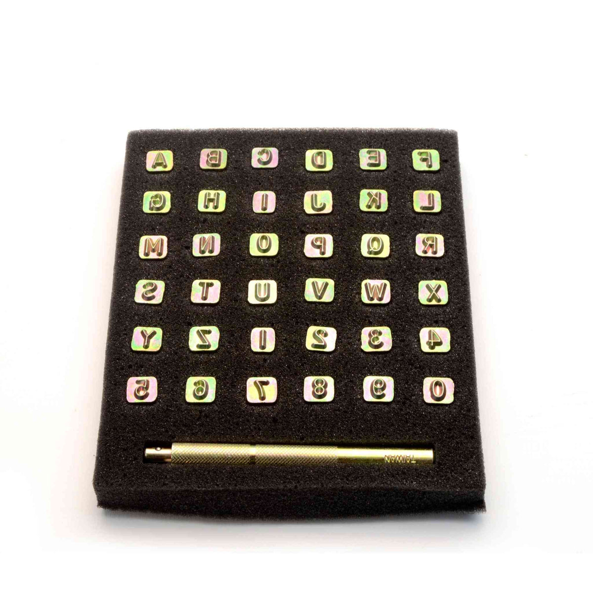 Line Alphabet & Number Stamping Set | identityleathercraft