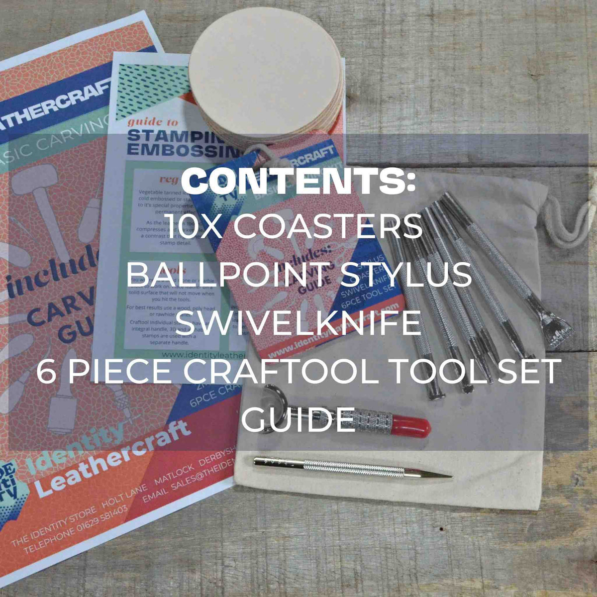 Starter Pack for carving/tooling leather | identityleathercraft