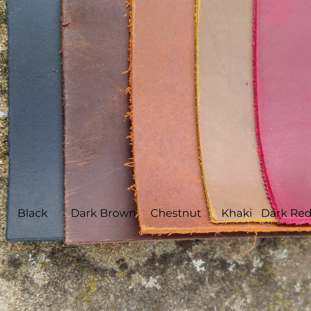 Waxy Bullhide Leather | identityleathercraft