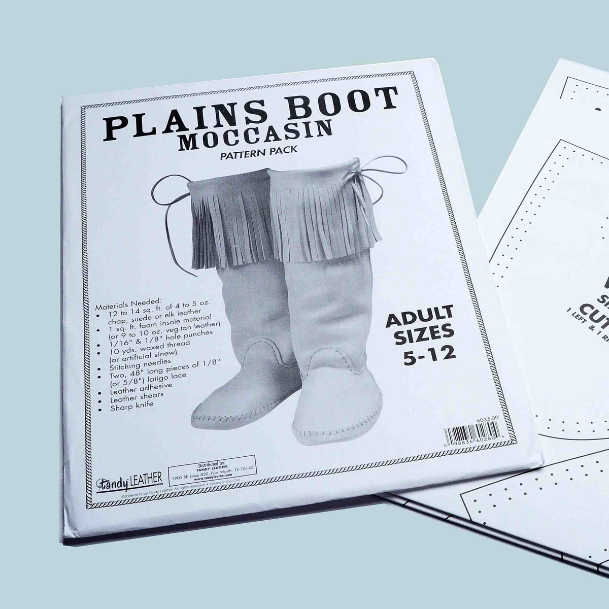 Plains Boot Pattern Pack | identityleathercraft
