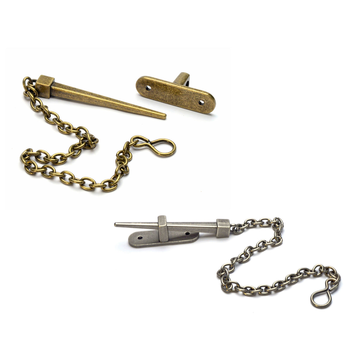 Pin and Chain Clasp | identityleathercraft