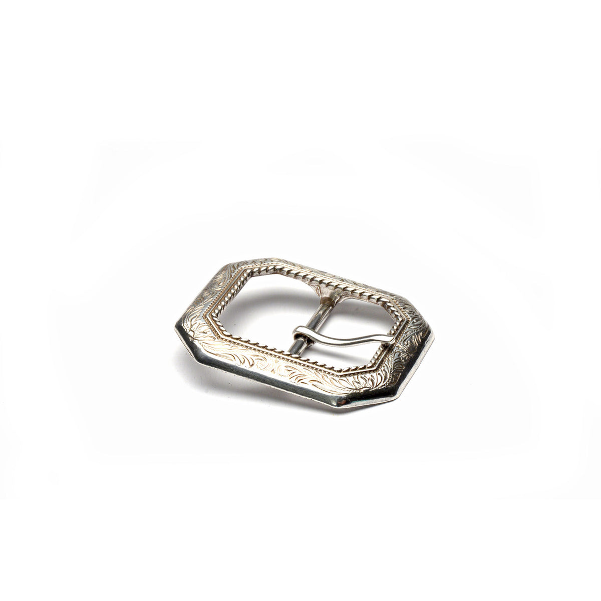 Cody Clipped Corner Engraved Buckle | identityleathercraft