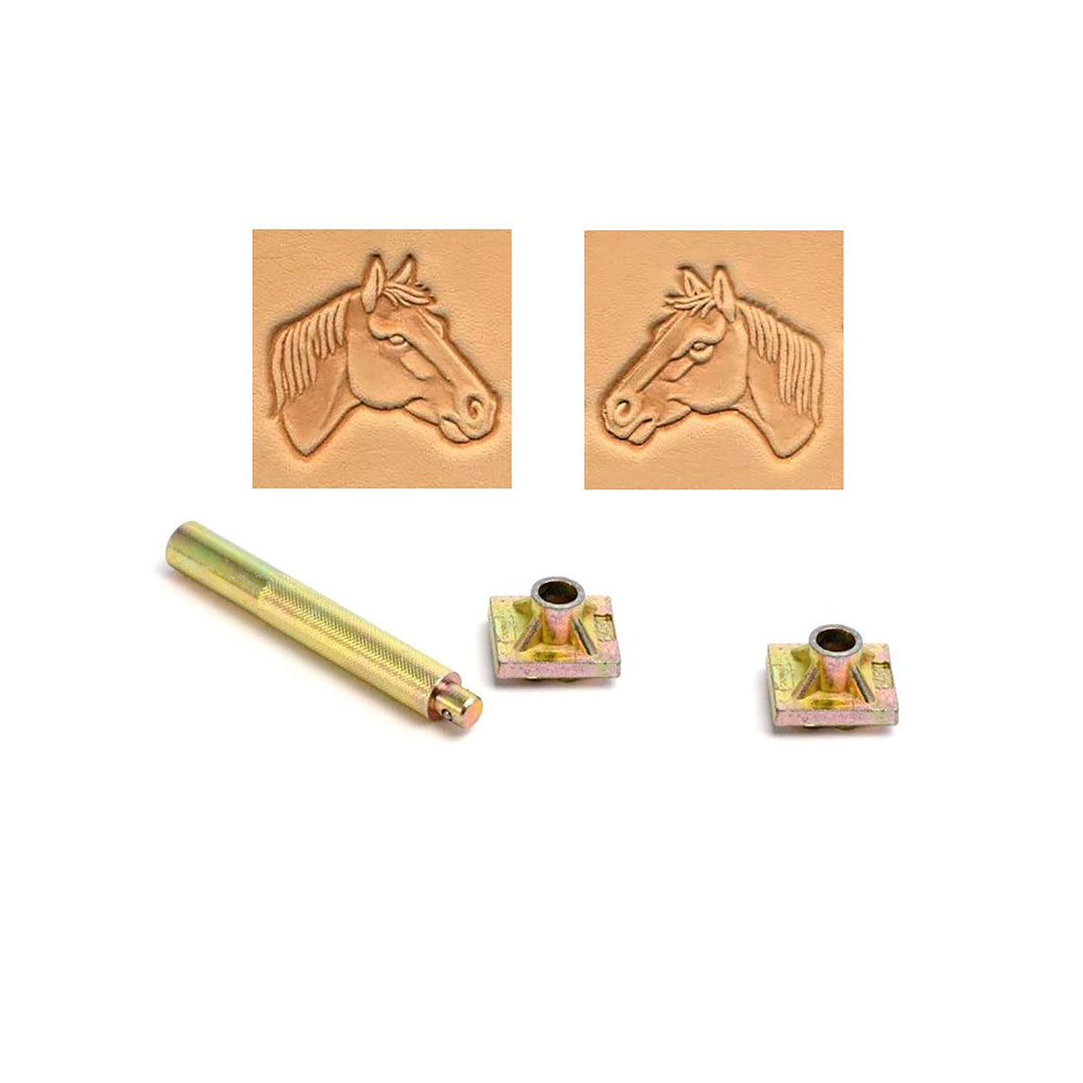 Horses Head Leather Stamp Right | identityleathercraft
