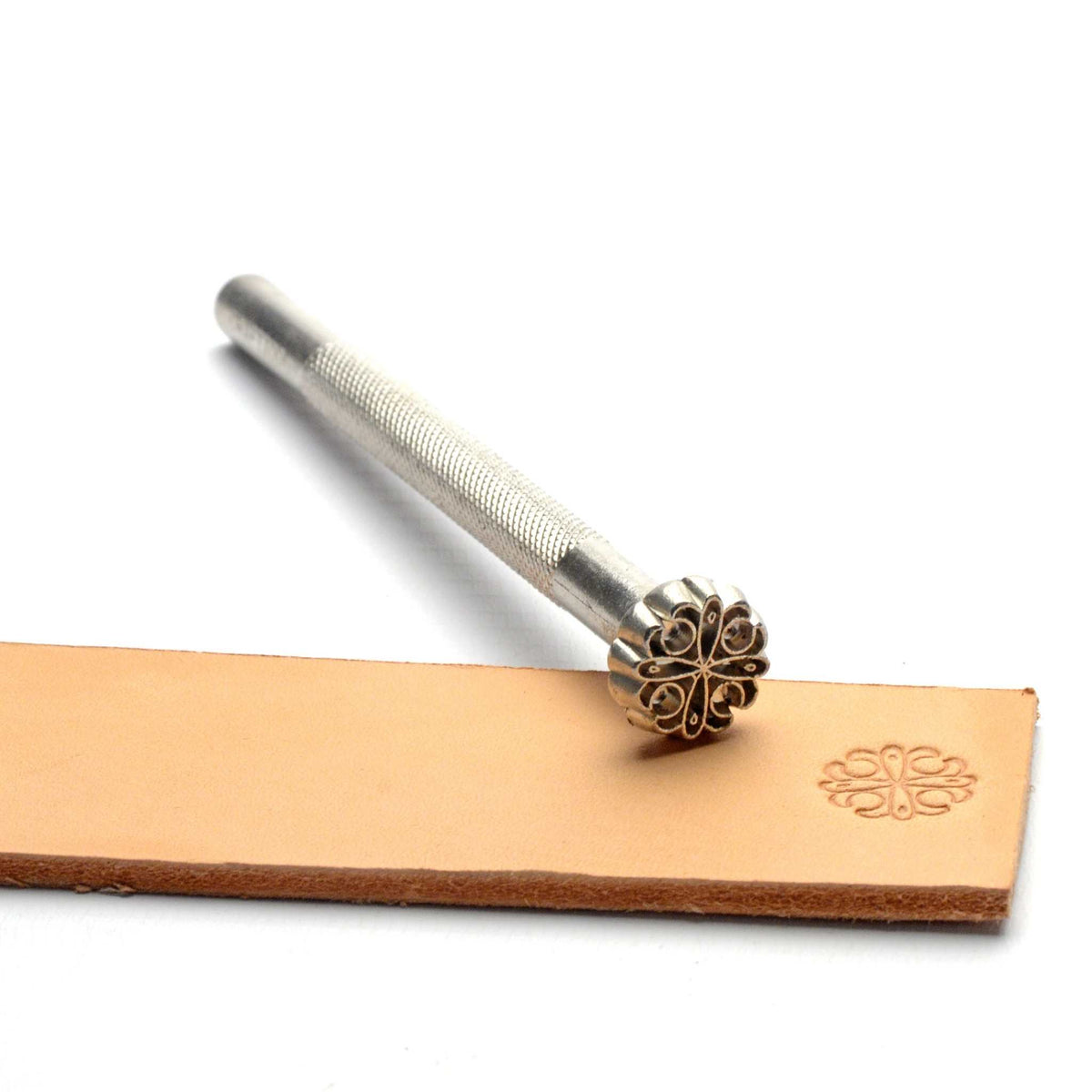 Square Scroll Embossing Stamp | identityleathercraft