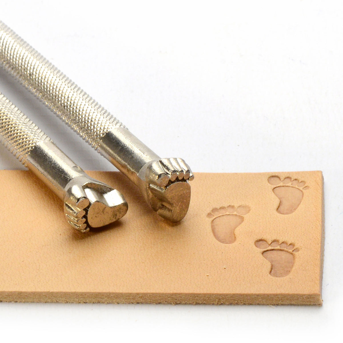 Footprints Embossing Stamp | identityleathercraft