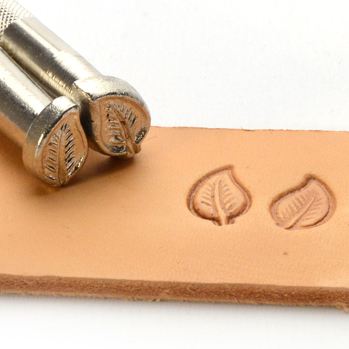 Simple Leaf Embossing Stamp | identityleathercraft